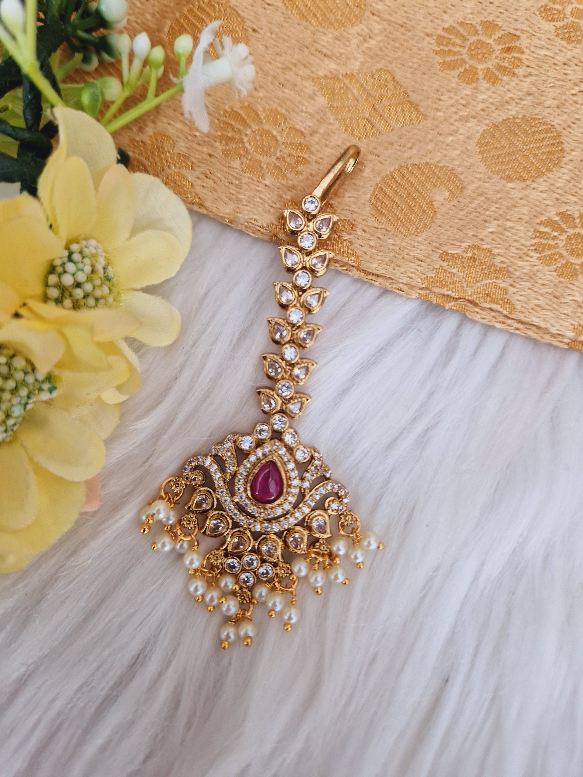 Silver stone mat Tikka-3035 – Sarah Collection