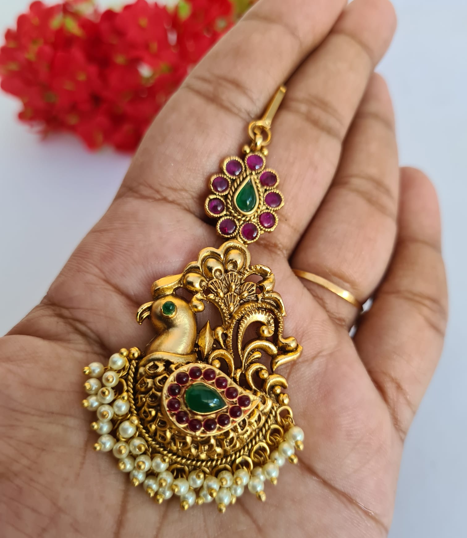 Mat peacock Tikka-3081 – Sarah Collection