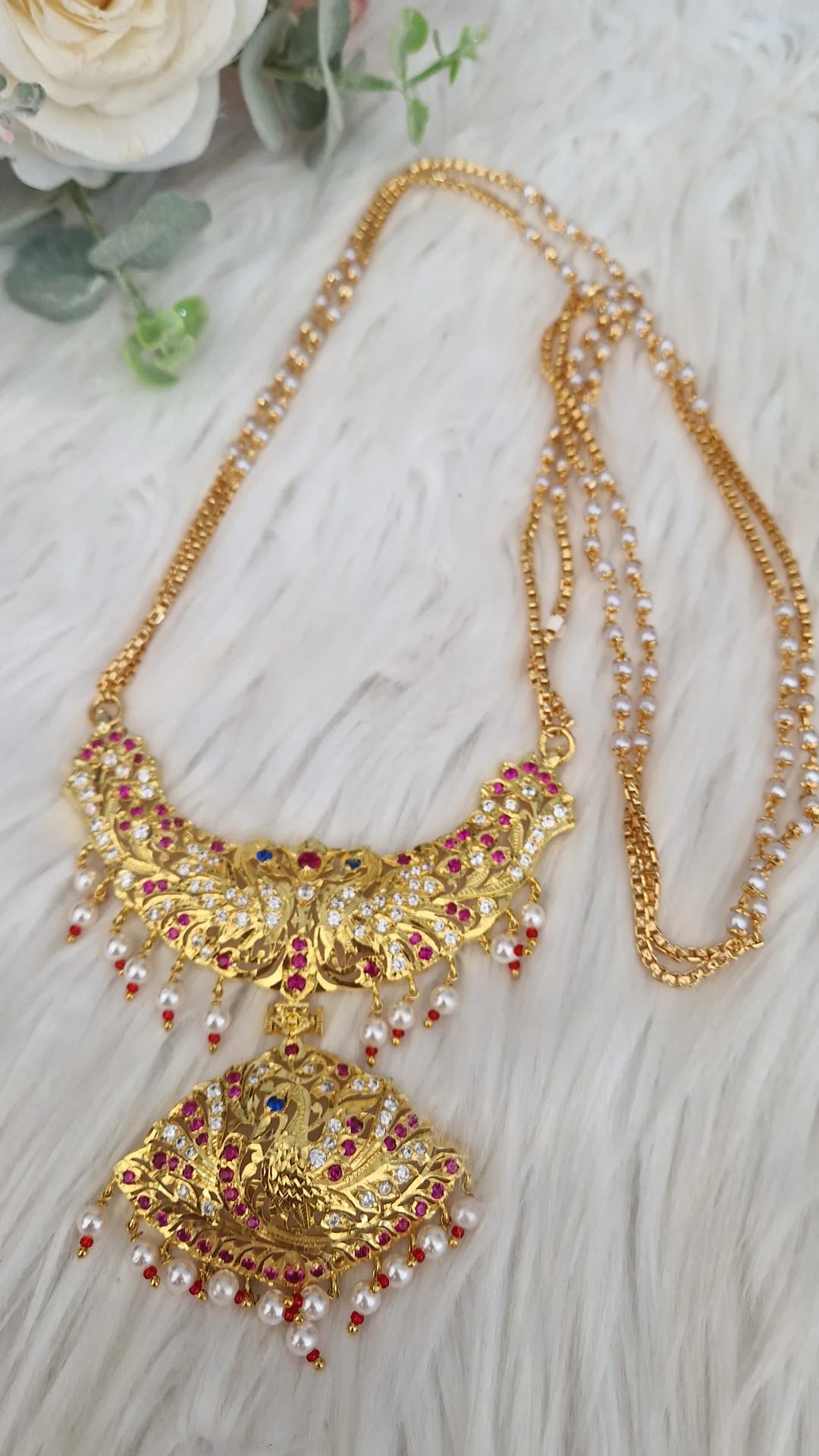 Hand made marakatha pathakkam-476 – Sarah Collection