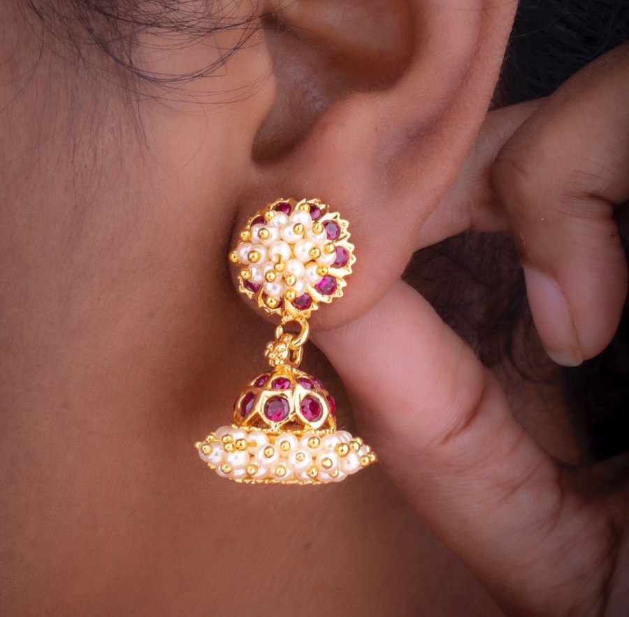 Pearl Jimikki with screw-1126 – Sarah Collection