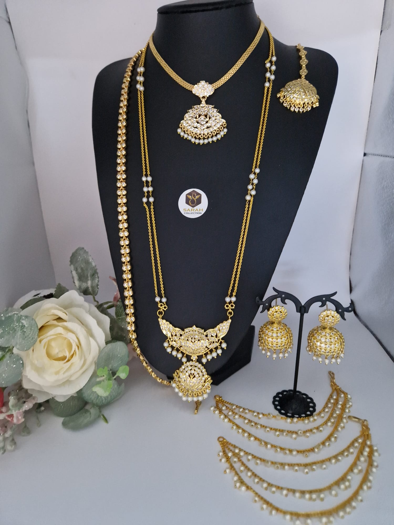 Traditional pathakkam bridal set – 40014 – Sarah Collection